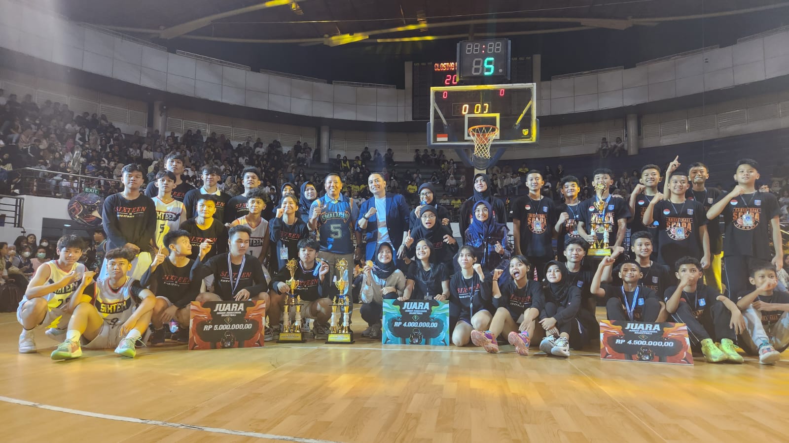 KILAS PERJALANAN TIM BASKET SIXTEEN DI AJANG DBL 2023 – SMAN 16 SURABAYA